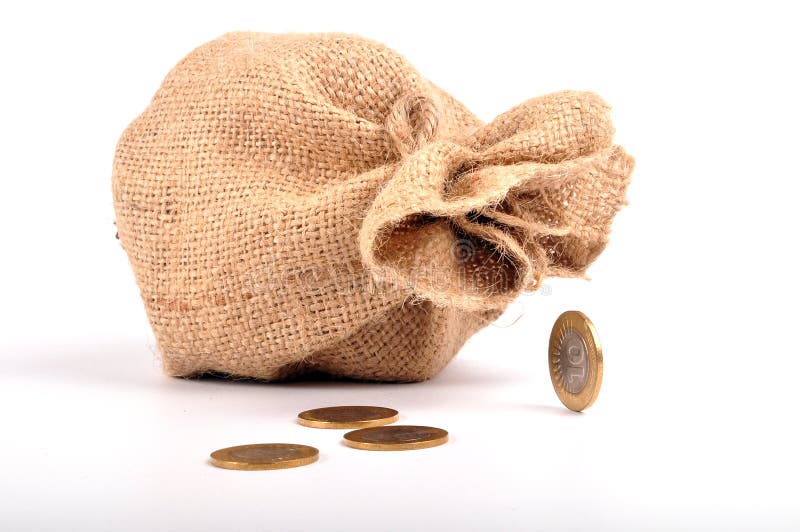 De zak van het geld stock foto. Image of volledig, dollar - 10544510