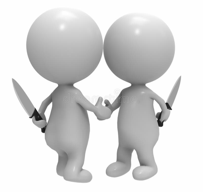 De zaken verraden stock illustratie. Illustration of oplossing - 39853602