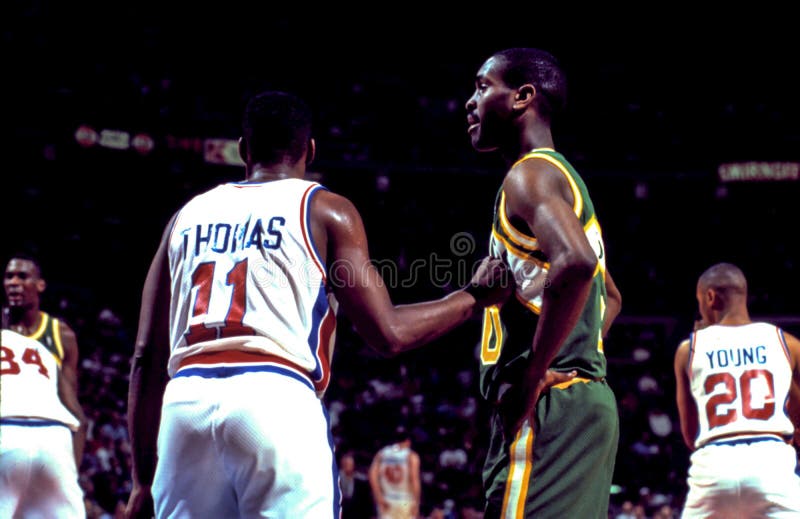 Isaiah Thomas Detroit Pistons Redactionele Foto - Image of speler ...