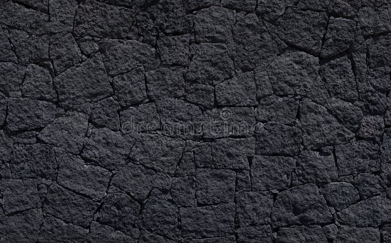 De Zwarte Textuur Van De Steenmuur Stock Afbeelding - Image of ongelijk ...