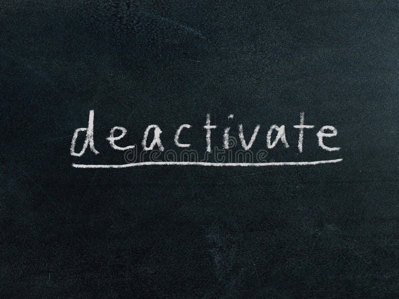 Deactivate Concept Word Stock Photos - Free & Royalty-Free Stock Photos ...