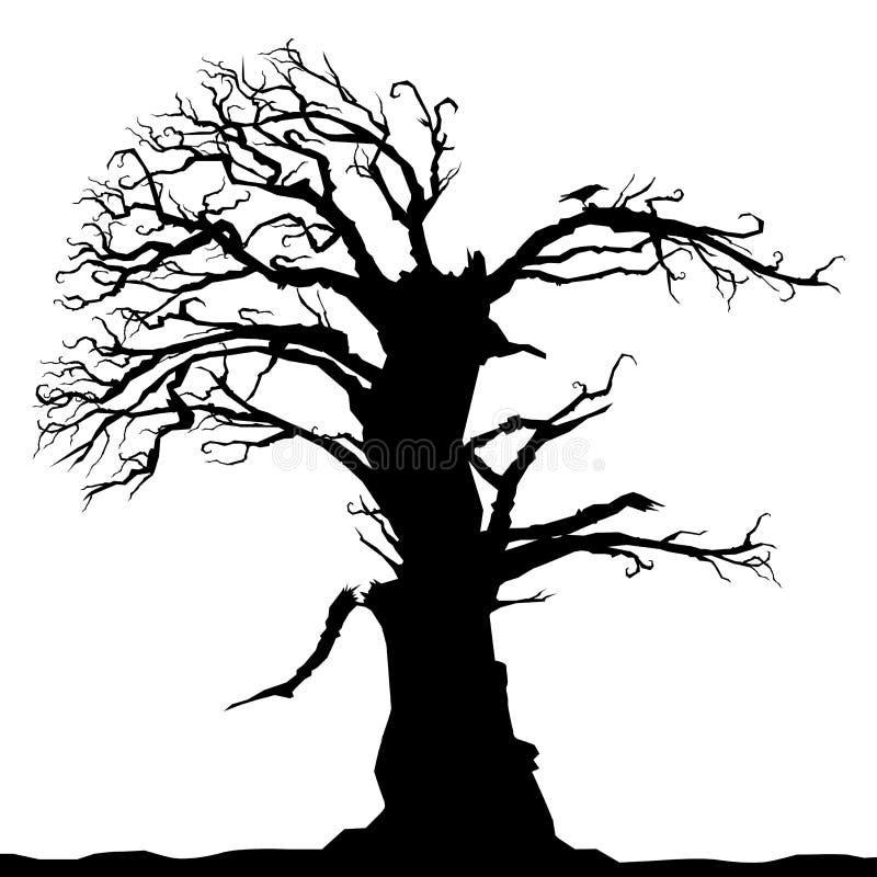 Dead Abstract Tree stock vector. Illustration of death - 41321456