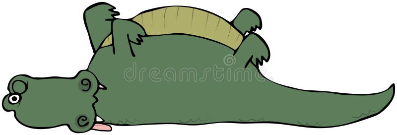 Dead Alligator stock illustration. Illustration of tongue - 16730904