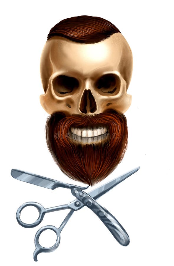 Dead barber stock illustration. Illustration of razor - 189491030