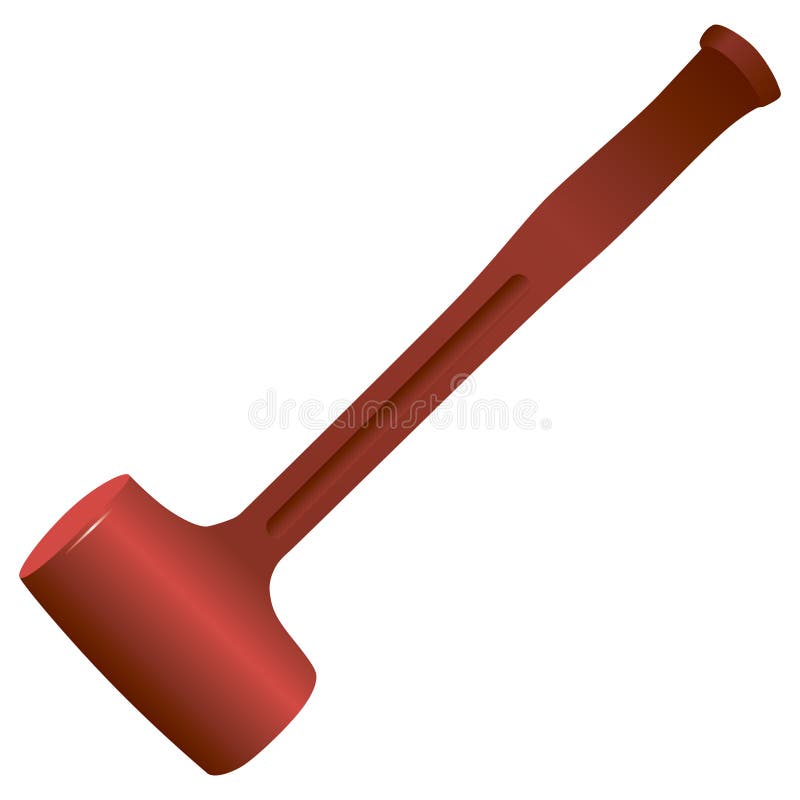 Dead blow Hammer stock vector. Illustration of white - 48316626