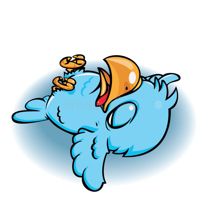 Dead Blue Bird stock vector. Illustration of concept - 33068137