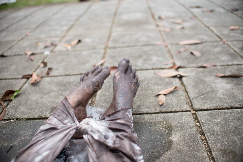 Dead Bodies in White Cloth. Stock Image - Image of missing, physical ...