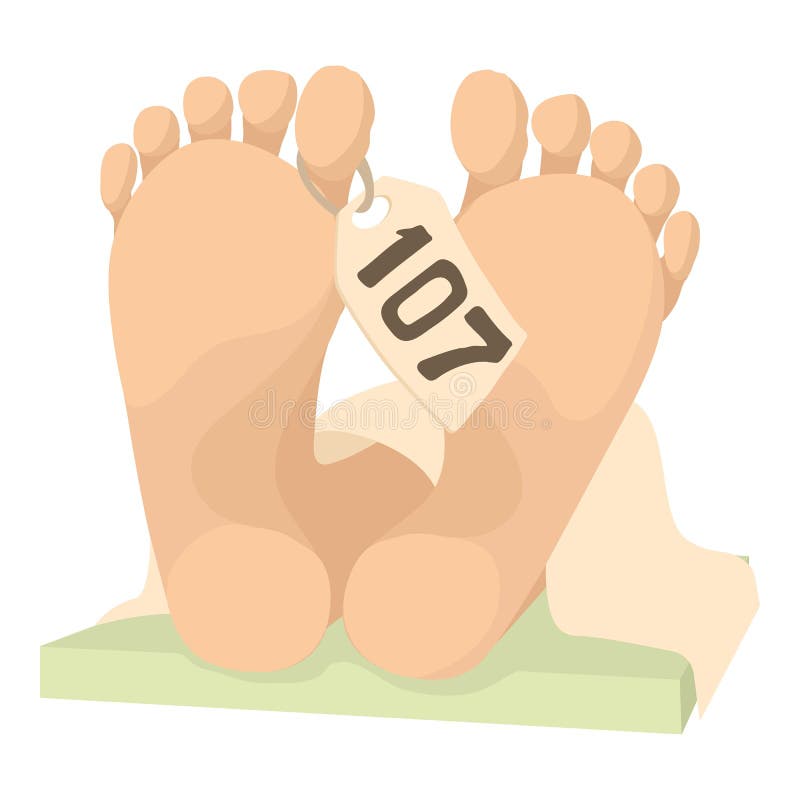 Dead Body Icon, Outline Style Stock Vector - Illustration of unnatural ...