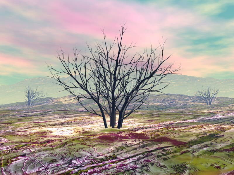 Dead Bush Desert Stock Illustrations – 175 Dead Bush Desert Stock ...