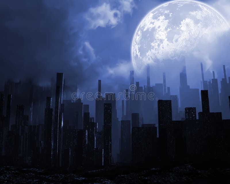 Dead City stock illustration. Illustration of debacle, doomed - 538722