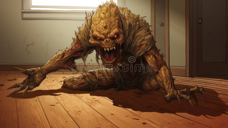 Distressed Monster: Highly Detailed Apocalypse Art with Gloomcore ...