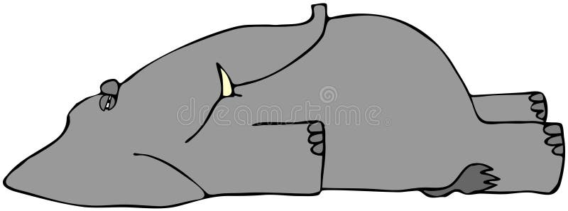 Dead Elephant Cartoon