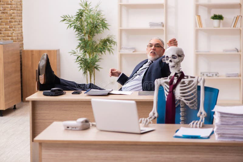 Dead Employee Working in the Office Stock Photo - Image of missing ...