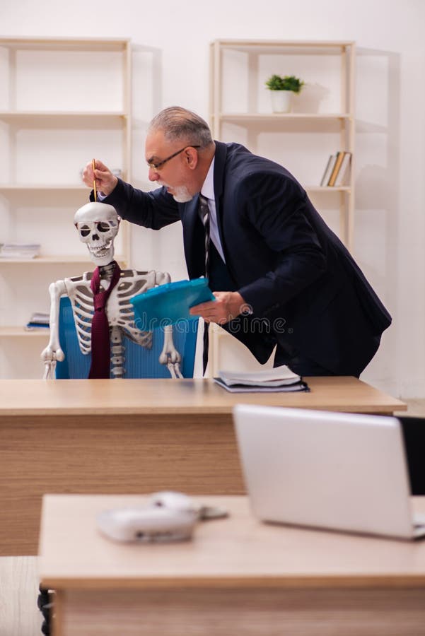 Dead Employee Working in the Office Stock Image - Image of scary, dead ...