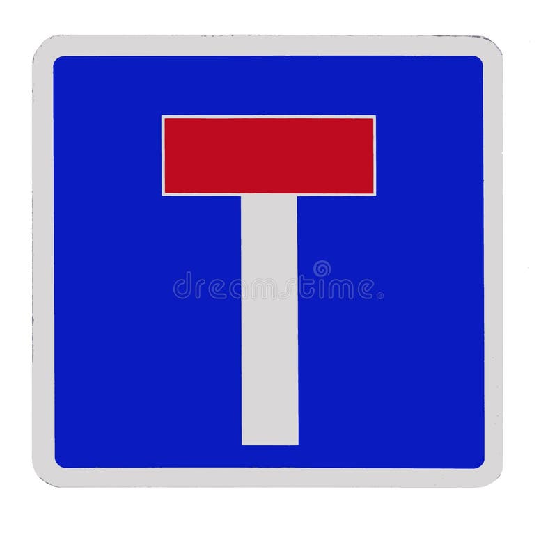 Dead end stock photo. Image of isolated, failure, transportation - 21310