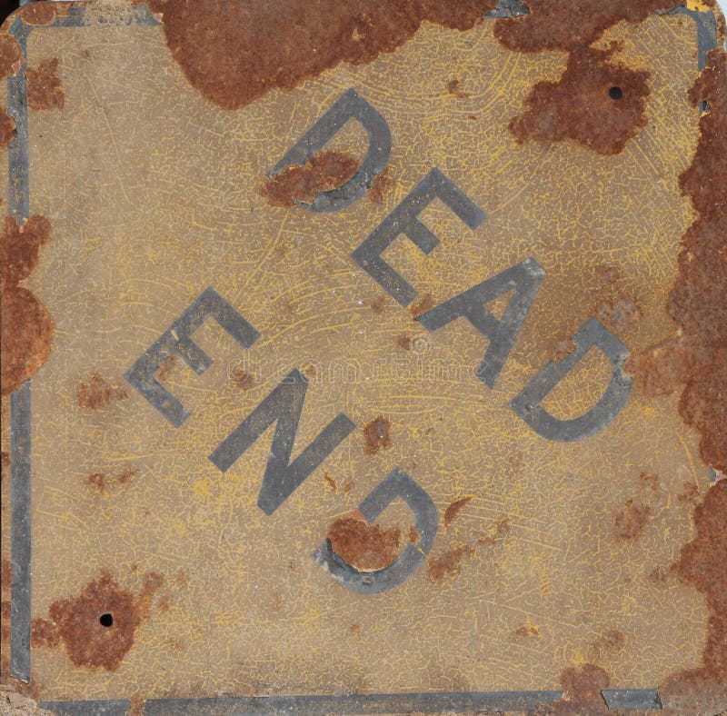 Dead End stock photo. Image of detail, tennessee, stop - 23679430