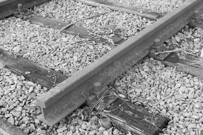 Dead end, Railroad tracks stock image. Image of sand - 108622039