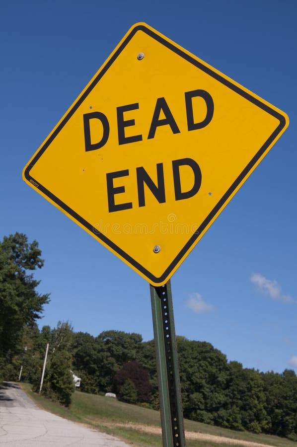 Dead End Sign stock photo. Image of drive, bright, success - 4795340
