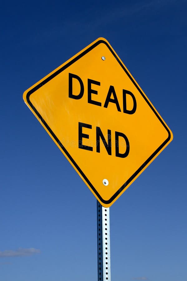 Dead End Sign stock photo. Image of drive, bright, success - 4795340