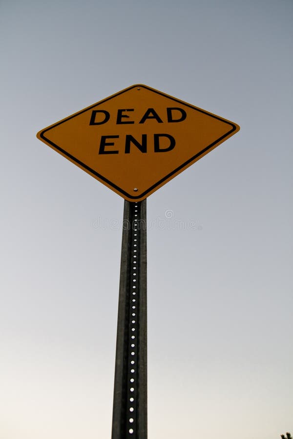 Dead End Sign stock image. Image of beneath, signs, deadend - 5098015