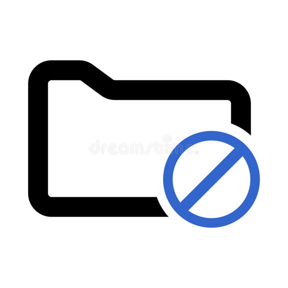 Dead Folder Icon Design Vector Stock Vector - Illustration of directory ...
