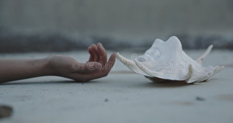 Dead Hand on the Floor, Filmed on Cinema Camera, 12 Bit Color Stock ...