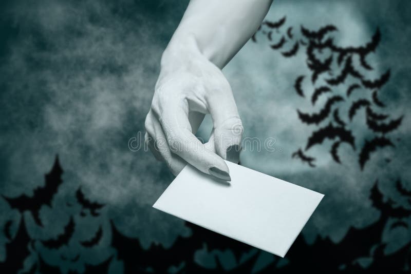 Hand of a Dead Man with Peace Sign Gesture. Stock Image - Image of ...
