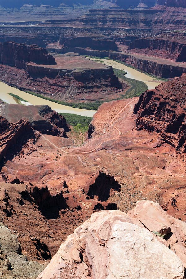 Dead Horse Point State Park Stock Photo - Image of angle, national ...