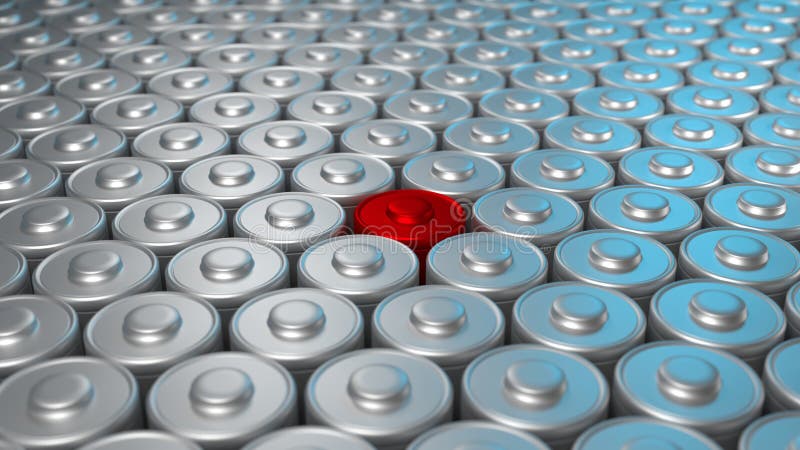 Dead Lithium Battery Cell - Electrical Power Supply of Rechargeable ...