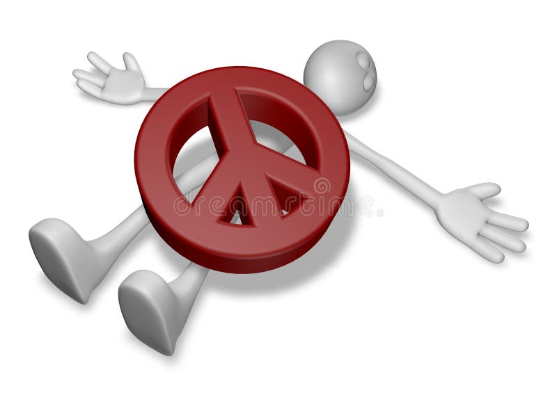 Dead by peace stock illustration. Illustration of icon - 36689947