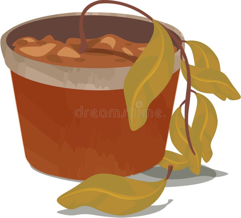 Dead plant stock vector. Illustration of water, color - 10537662
