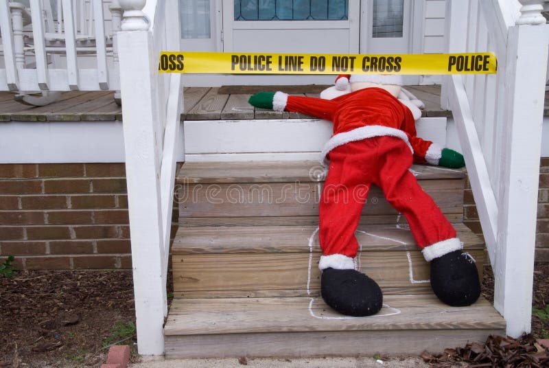 Dead Santa stock photo. Image of home, emergency, killed - 12157526