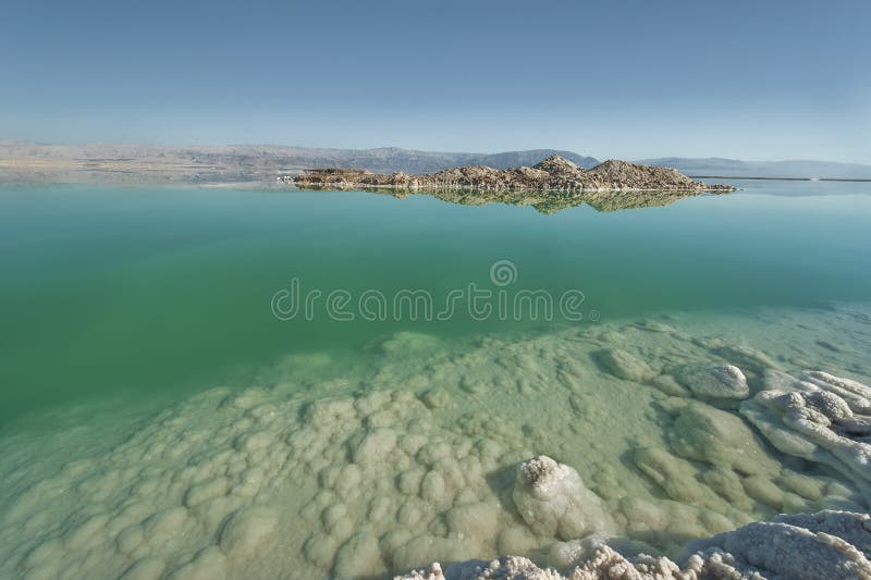 The Dead Sea stock image. Image of healthy, unique, reflection - 67336993