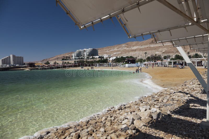 Dead sea beach view stock image. Image of medicine, east - 139577367