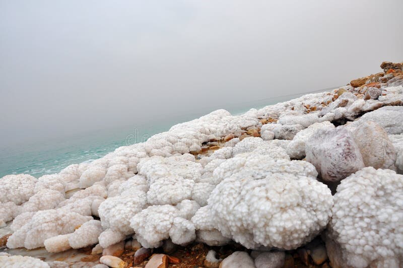 Dead sea coast 1 stock photo. Image of magnesium, land - 28199288