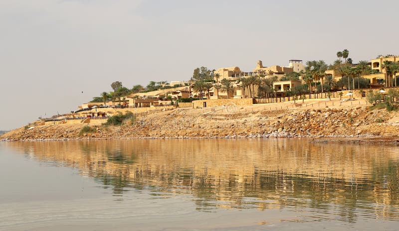 Dead Sea Coast at Jordan, Middle East Stock Photo - Image of formation ...