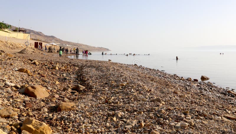 Dead Sea Coast Shore Underwater View Stock Photo - Image of salty ...