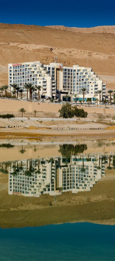 The Hotels at Dead Sea Beach. Israel Editorial Photography - Image of ...