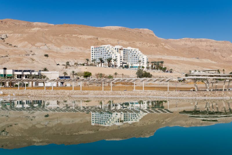 The Hotels at Dead Sea Beach. Israel Editorial Photography - Image of ...