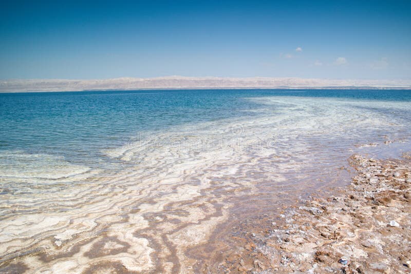 Dead Sea Coast from the Jordan Side Stock Image - Image of tomb, valley ...