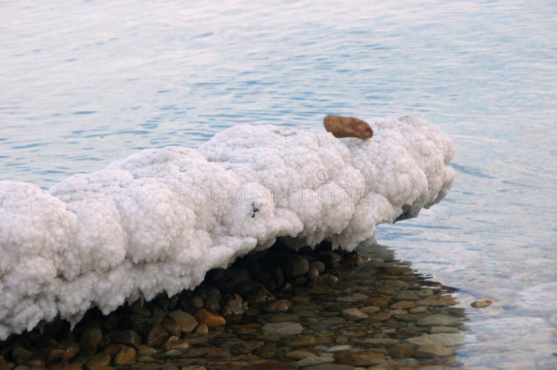Dead Sea salt stock photo. Image of nature, rocks, white - 41619952