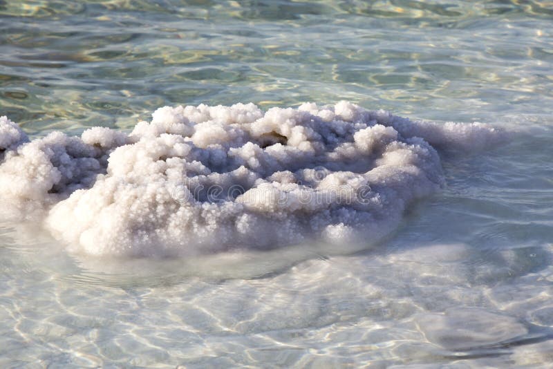 Dead Sea Salt Deposits Stones Stock Photo - Image of medicine, scenic ...