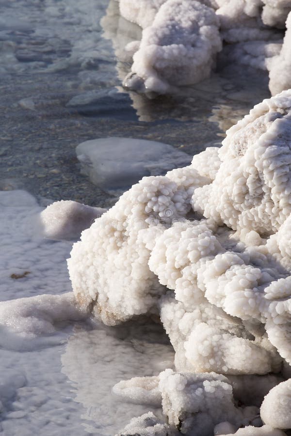 Dead Sea salt stock photo. Image of dead, landscape, place - 86229786