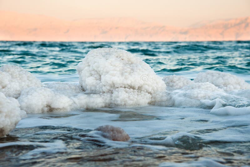 Dead Sea Salt Formations stock photo. Image of wave, dead - 22649654