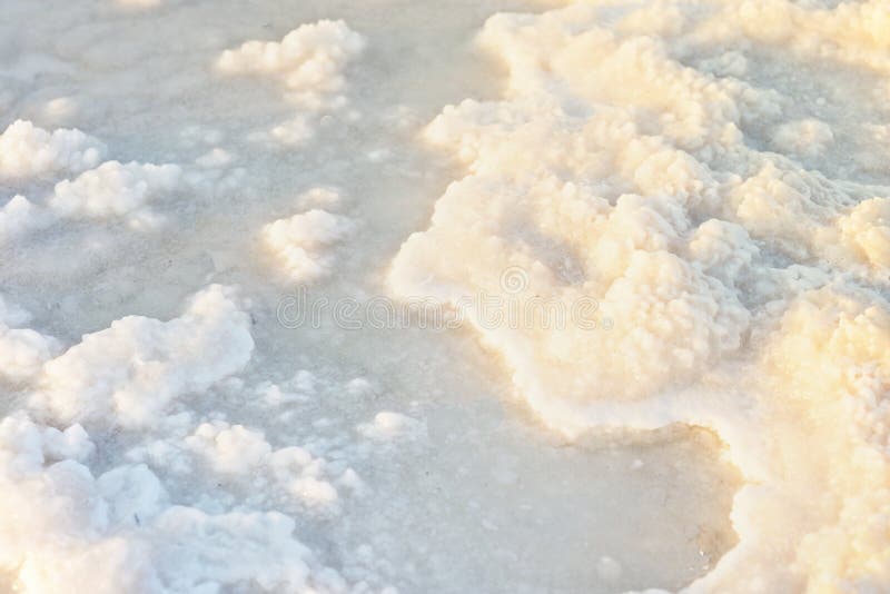 Dead Sea Salt Stones at the Dead Sea Stock Image - Image of crystals ...
