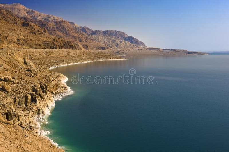 The Dead Sea scenery stock image. Image of palestine - 12523957
