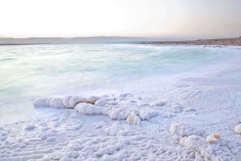 Dead Sea shore stock photo. Image of outdoor, steps, white - 24319064