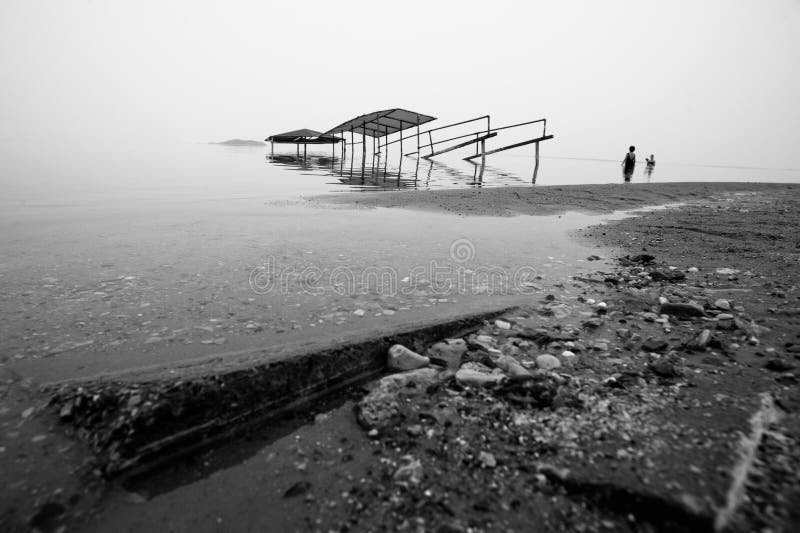 The Dead Sea Shore from the Israeli Side Stock Photo - Image of beauty ...