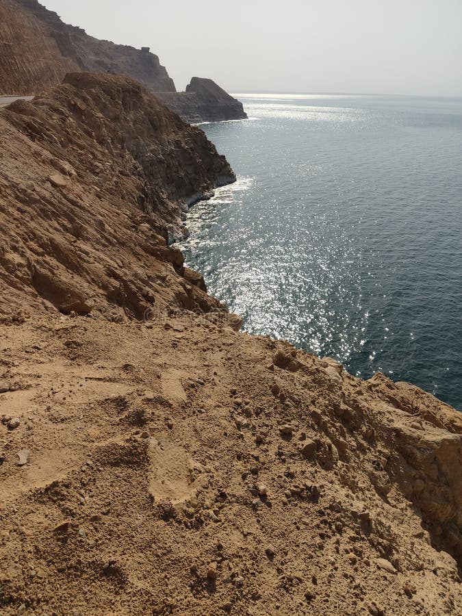 Dead Sea Shore in Jordan stock image. Image of middle - 189311655