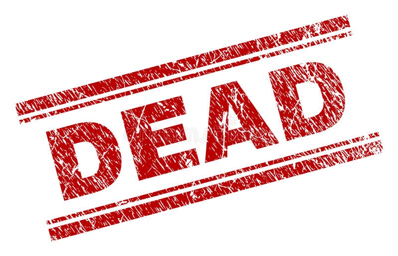 Grunge Textured DEAD Stamp Seal Stock Vector - Illustration of vector ...
